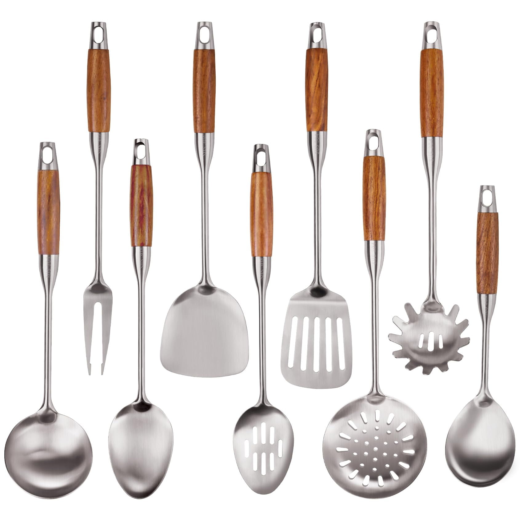 Click here for Macifeci 9 Pcs 304 Stainless Steel Kitchen Cooking... prices