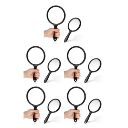 Baohd 2pieces Magnifying Mirror With Handle Easy To Carry Clear And ...