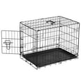 CONCETTA 24 inch Single-Door Folding Dog Crate, Portable Small Cage ...
