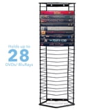Atlantic Onyx Organizer Stand, DVD/BluRay/Video Game Disc Holder, CD ...