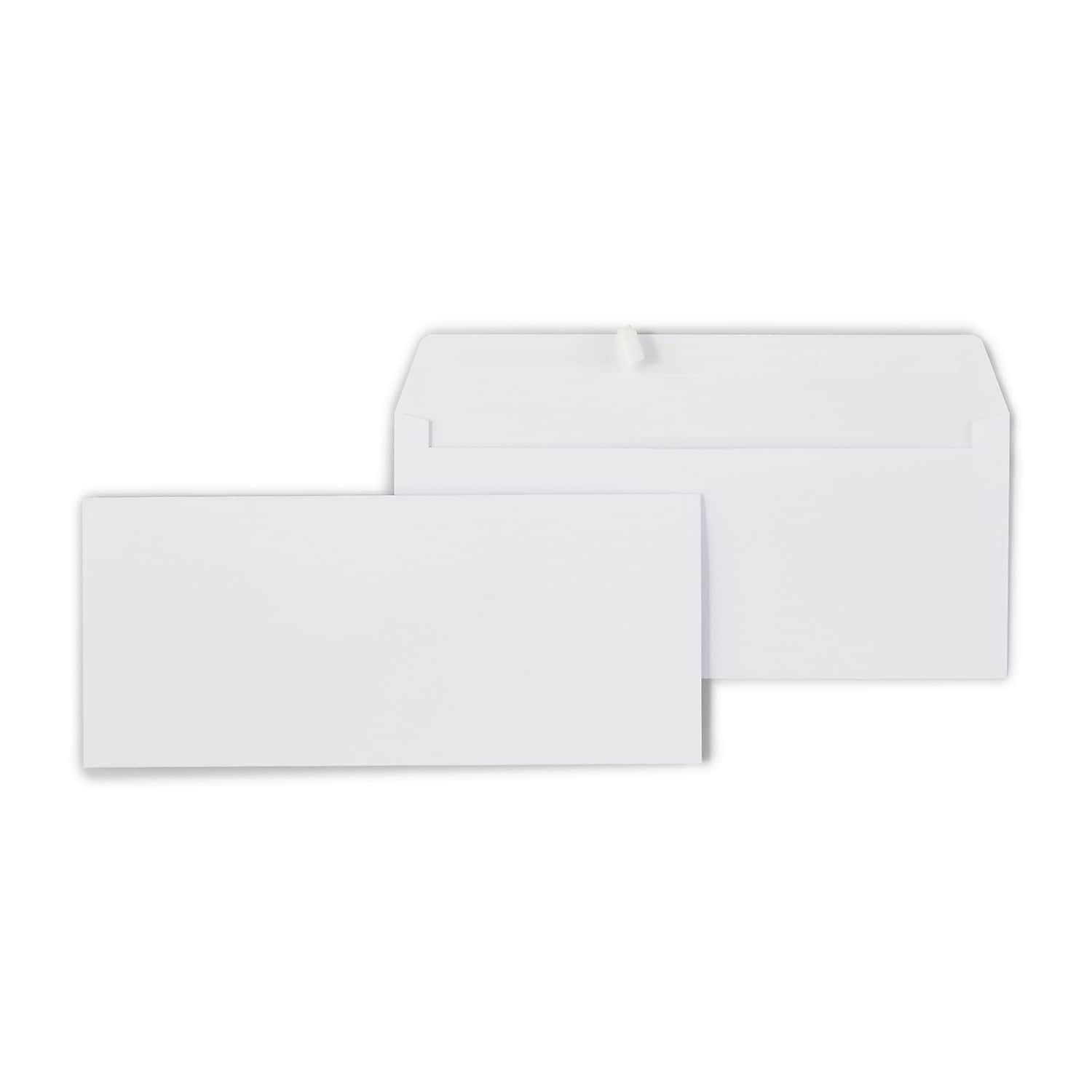 Staples Easy Close #10 Envelope 4-1/8" x 9-1/2" White 500/Box (381912 ...