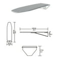 Miumaeov 39''x12'' Wall-Mounted Rotating Ironing Board Foldable Laundry ...