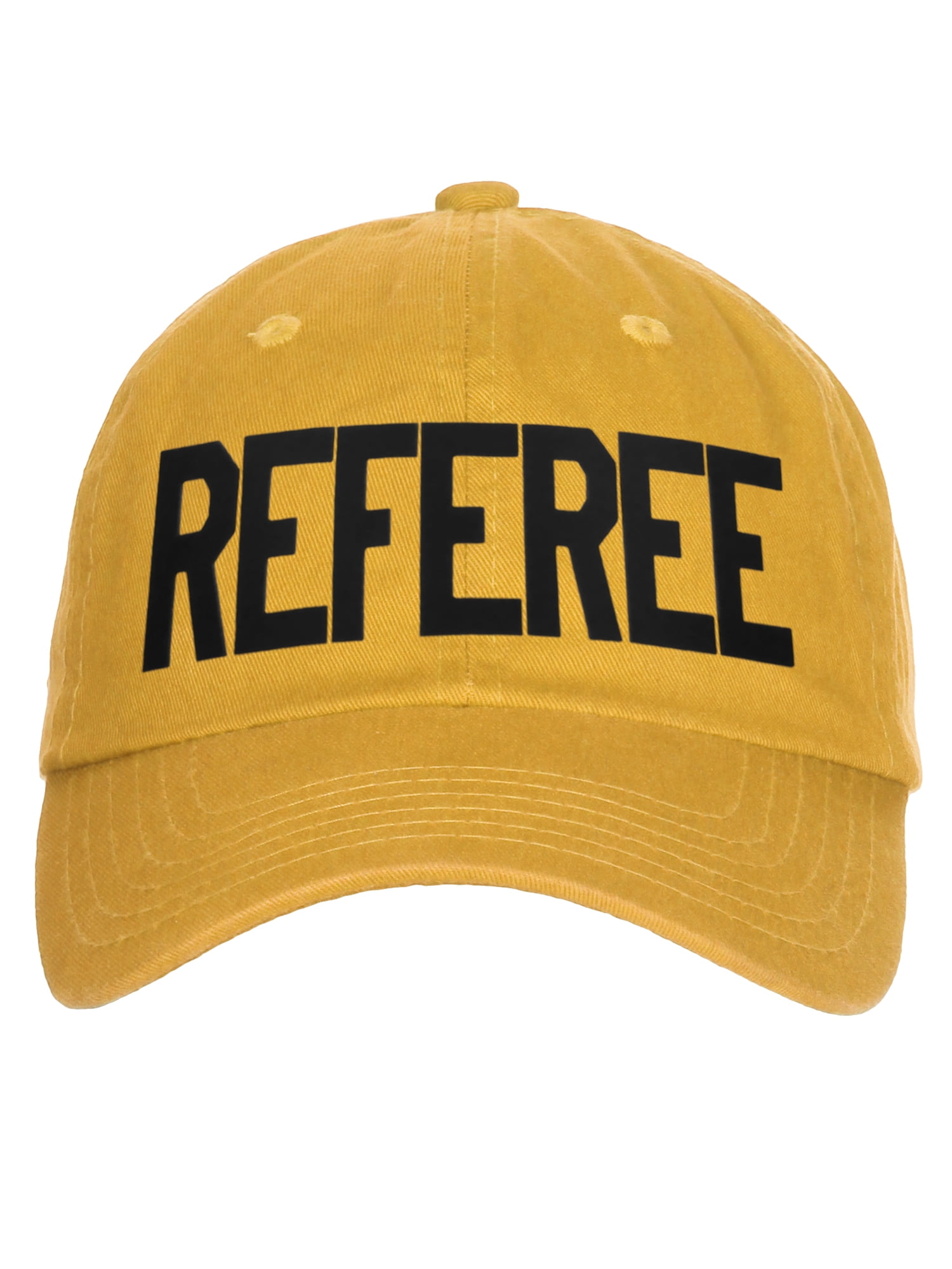 Classic Referee Hat Premium Cotton Low Profile Unstructured Adjustable ...