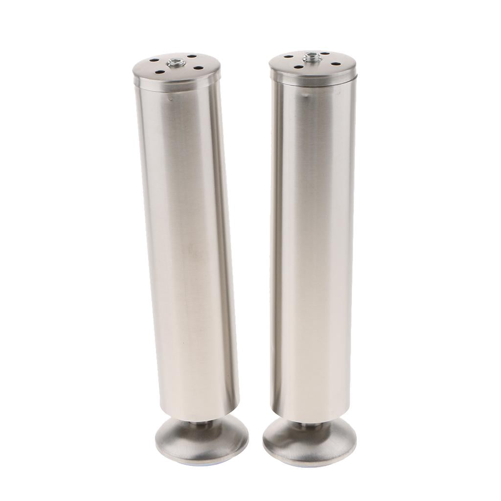 2inch Round Cabinet Metal Legs Stainless Steel Kitchen Feet , 25cm ...