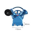 Air Compressor Pump Head 3HP 175PSI, V-Twin 2 Cylinder, 2-Stage, Cast ...