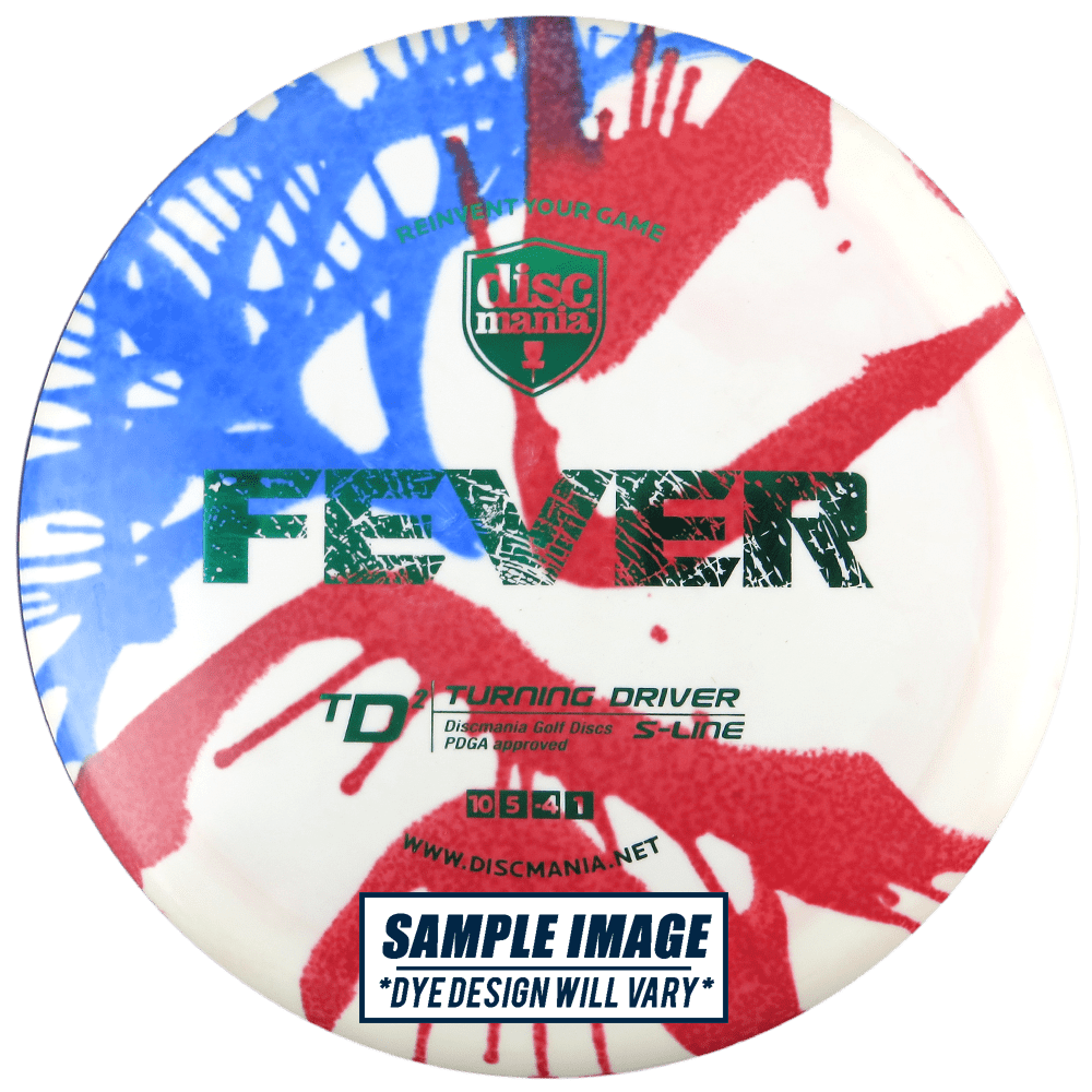 Discmania Tie-Dye S-Line TD2 Turning Driver Distance Driver Golf Disc ...