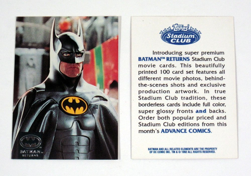 1992 Vintage Batman Returns Super Premium Movie Cards by Topps Artist ...