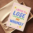 Affixzi Whimsy Quote Art Print, I Refuse to Lose My Whimsy Poster ...