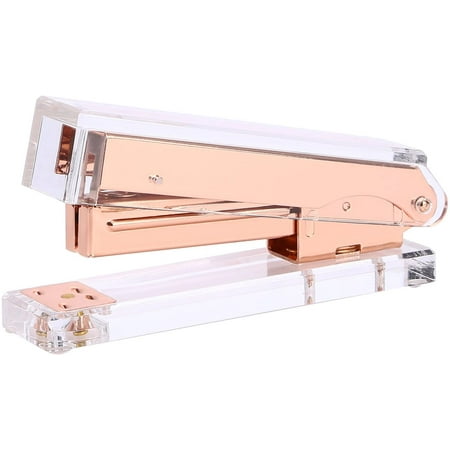 TOROTON Stapler, Commercial Desk Stapler, Acrylic Clear Desktop Stapler ...