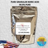 Florida Laboratories, Boric Acid Powder, 1/2 Lb, Fine Granular ...
