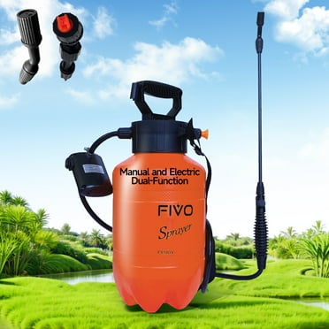 Rechargeable Electric Garden Plant Sprayer 1.35Gallon Battery Powered ...