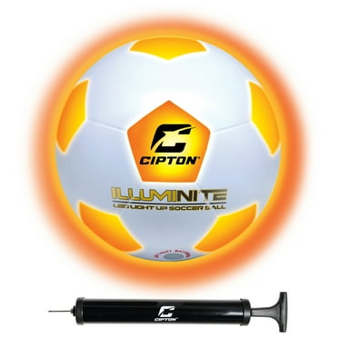 GlowCity Light up LED Soccer Ball, Battery Powered, Glows in the Dark ...