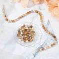 2 Strands Natural Fossil Coral Beads Strands Round 8mm Hole: 0.8mm ...