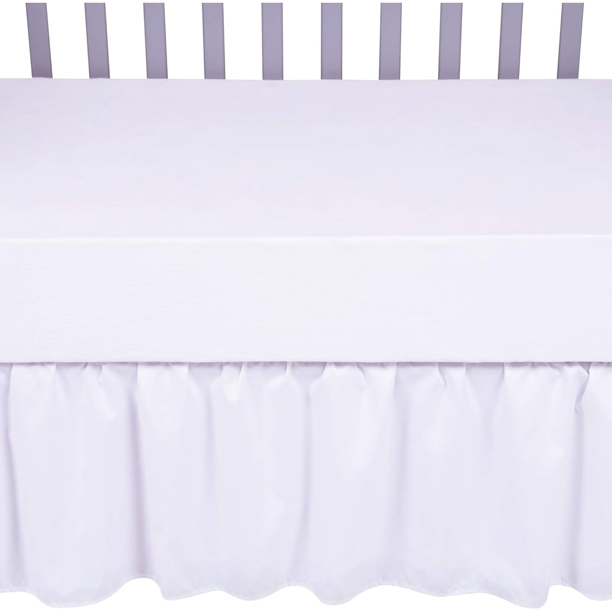 Click here for Laicaiw White Crib Skirt By prices