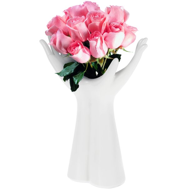 Ceramic Hand Vase Decorative Human Body Arm Vase Delicate Ceramic ...
