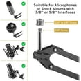 "TONOR Desk Mount Microphone Arm Stand, Adjustable Suspension Boom ...