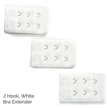 More of Me to Love - Two-hook Bra Extender 3-pack - white - Walmart.com