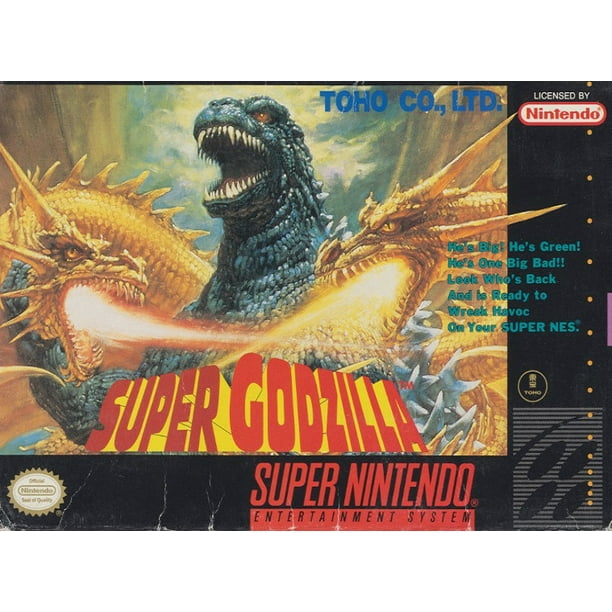 Restored Super Godzilla (Super NES, 1993) (Refurbished) - Walmart.com