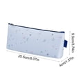 AuroraX Large Capacity Pencil Case Portable Canvas Pencil Pouch Durable ...