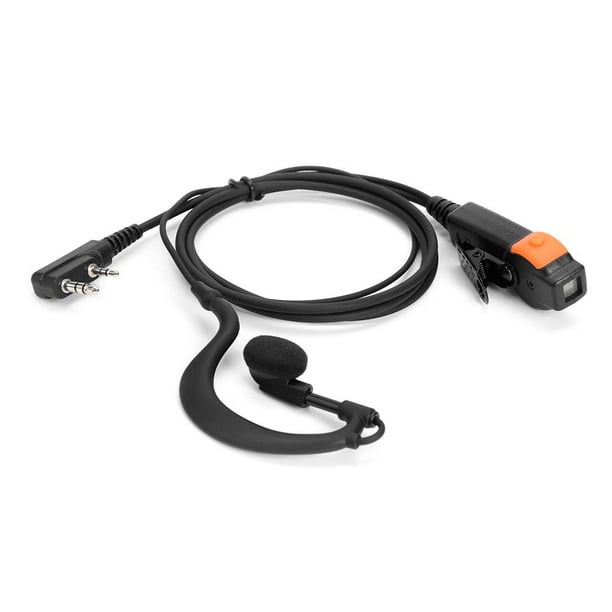 Mymisisa Dual PTT G Type K Head Earpiece Headset for Kenwood Baofeng ...