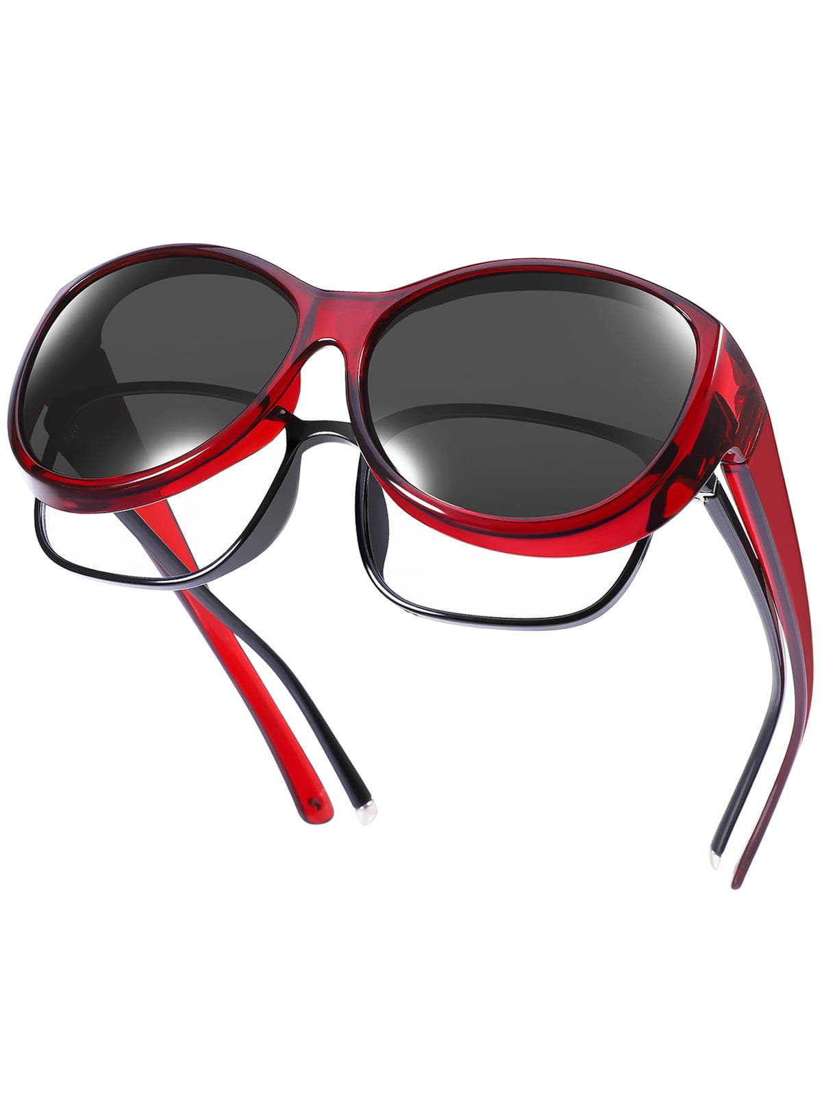TINHAO Womens Polarized Fit Over Glasses Sunglasses Wear over Glasse ...