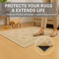 12-piece anti-slip mat gripper/carpet tape suitable for hardwood floors ...
