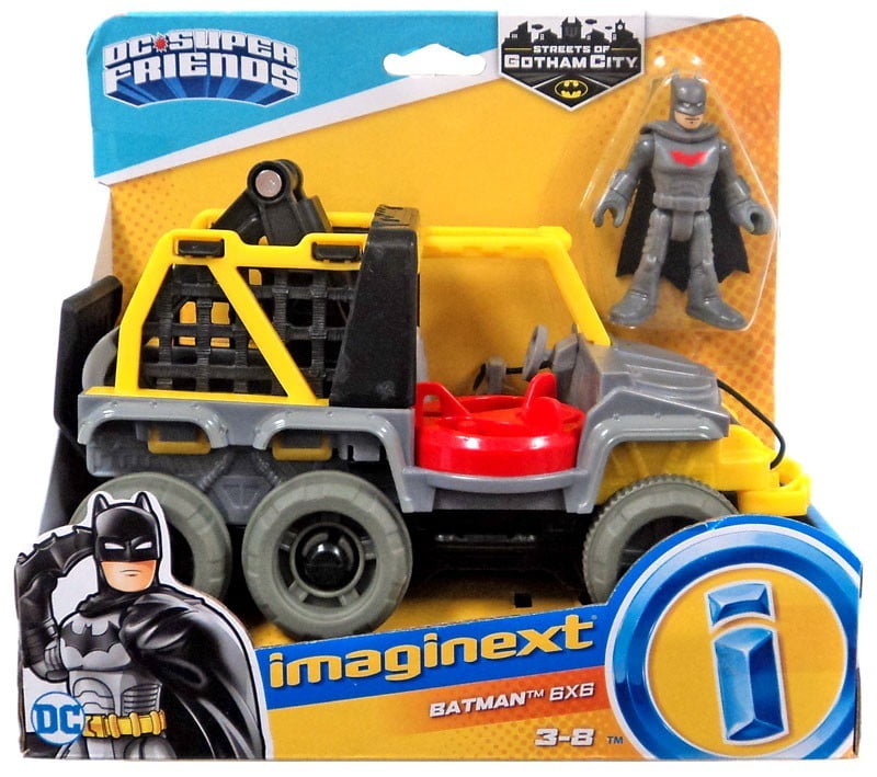 Imaginext DC Super Friends Streets of Gotham City Batman & 6x6 ...