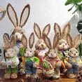 【35cm Straw Rabbit】Handmade Craft Home Decoration Rustic Style Vintage ...