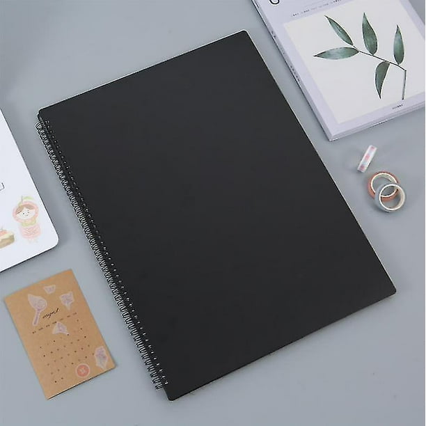 Black Sheet Music Binder-(1 Pack), B4 Music Sheet Binder, Spiral Binder ...