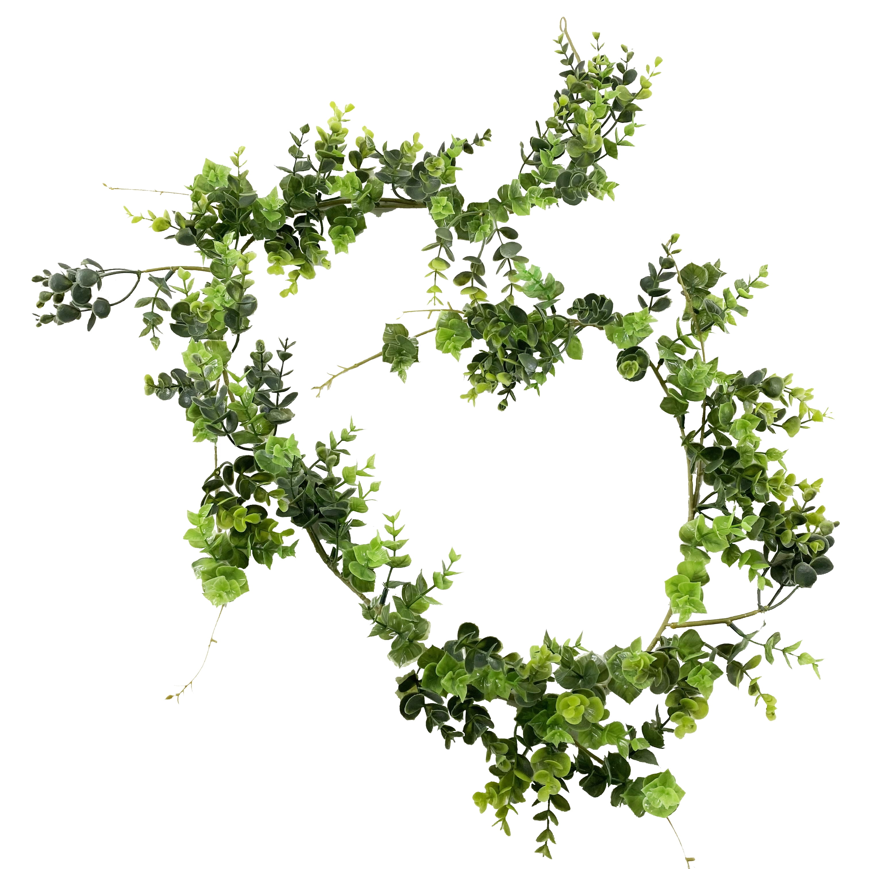 Mainstays Boxwood Artificial Garland, Green Color, 5 ft Long, All ...