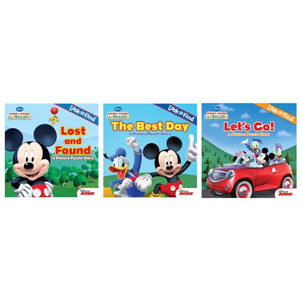 Mickey Mouse Clubhouse 3 Books Look and Found / The Best Day/Let's Go ...
