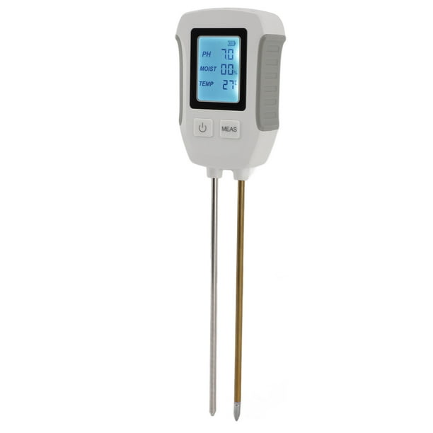 Soil PH Meter, Digital Display Soil Moisture Tester Versatile For ...