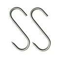 MODANU 20 Pcs Meat Hooks, 5.9 in Premium Stainless Steel Butcher Hook ...