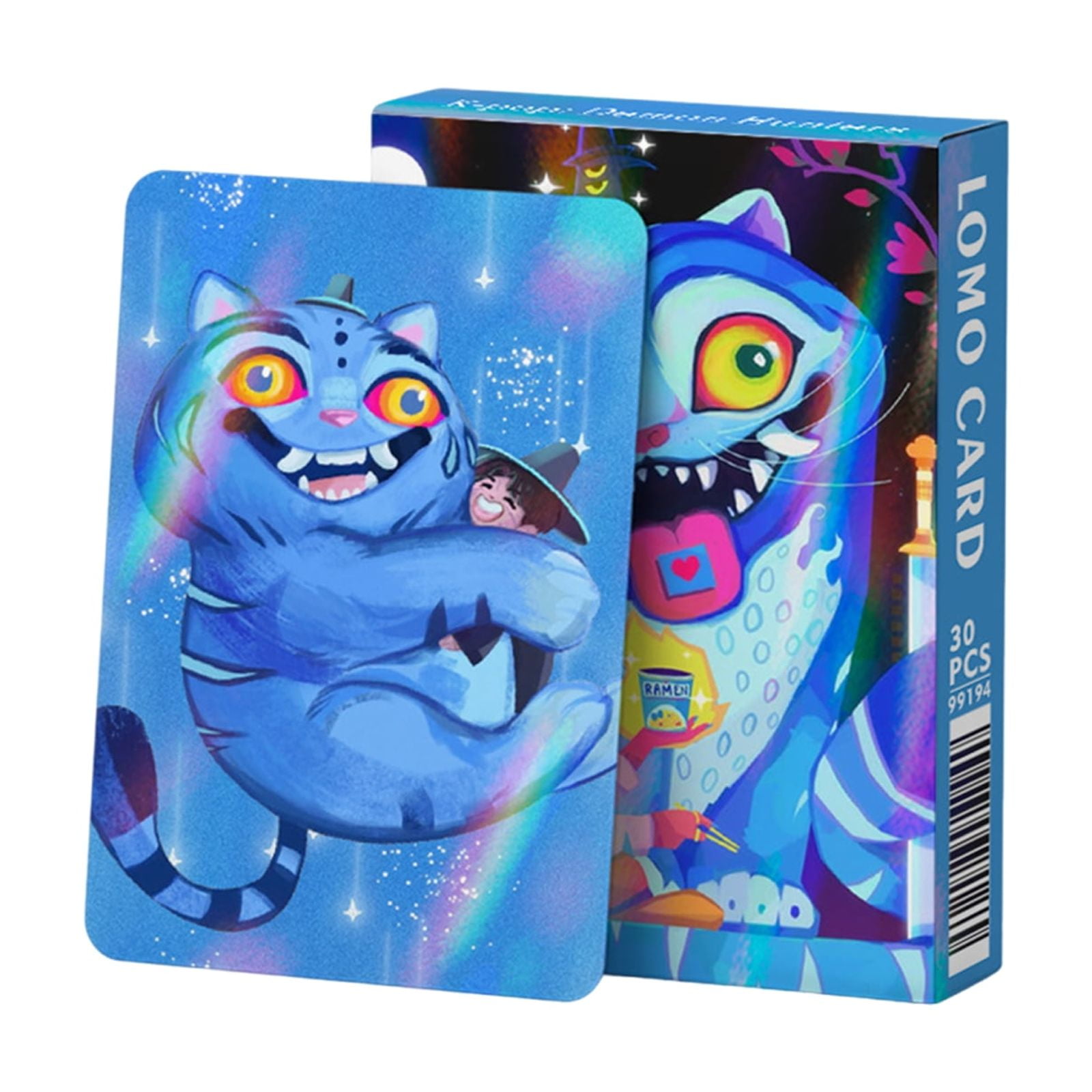 Pop Singers Demon Hunters Flash Cards,30PCS Huntrix Holographics ...