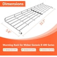 66045 Grill Warming Rack for GS4 Genesis II E-410 S‑410, SE‑410 Grills ...