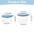 Small Glass Bowls with Airtight Lids - Airtight Leak Proof 8oz ...