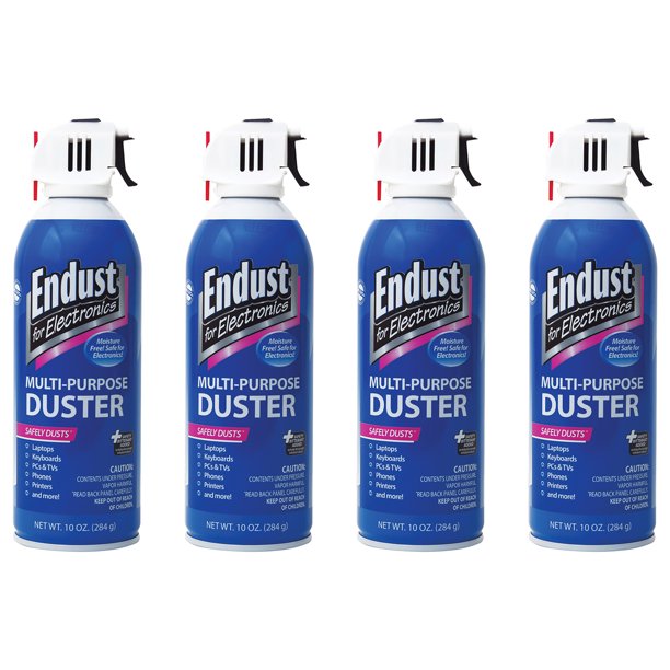 Endust For Electronics Duster (10oz; With Bitterant No. 152), 4 Pack ...