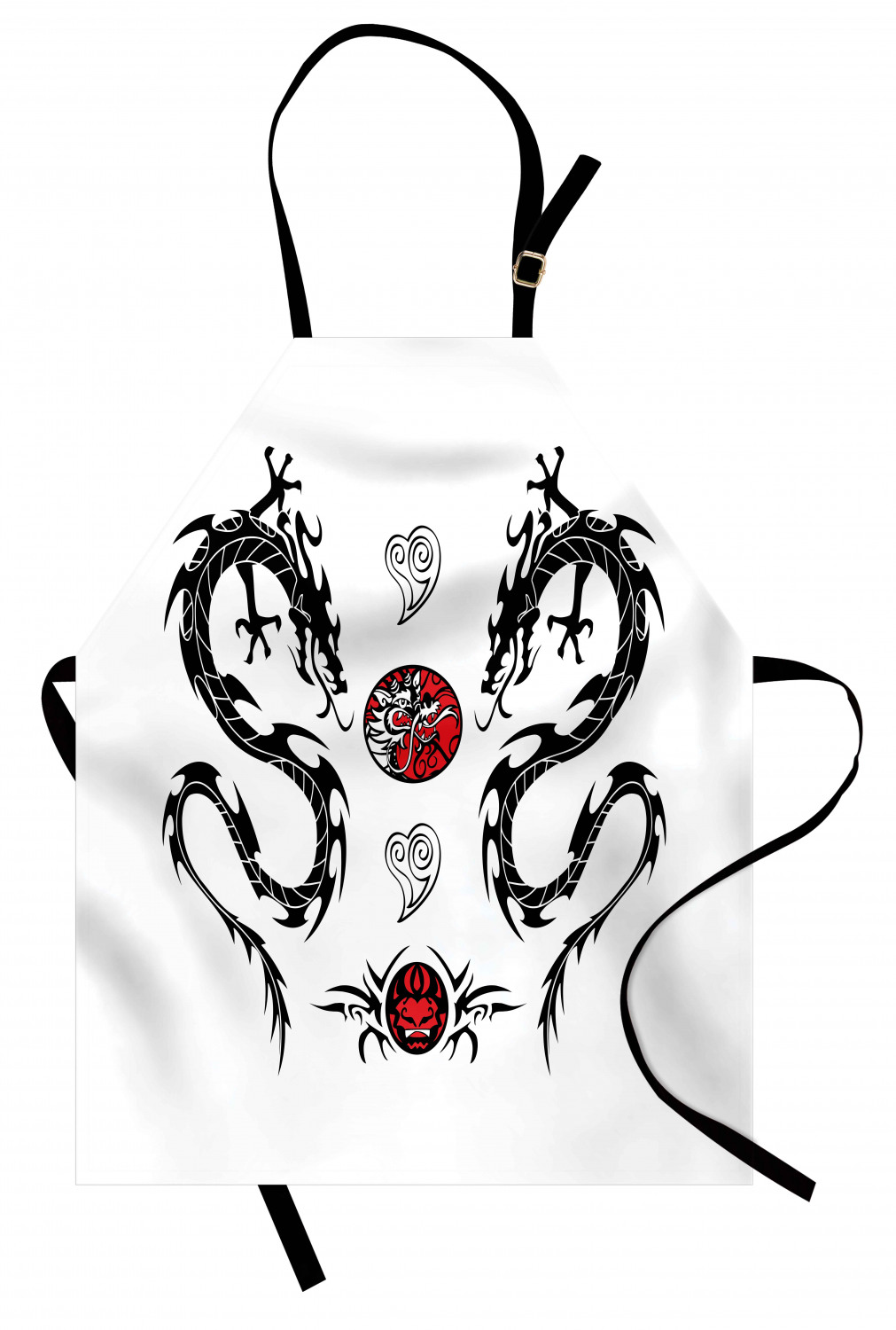 Japanese Dragon Apron Tribal Tattoo Style Asian Indigenous Creatures ...