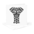 3drose, Fantasy Floral Mandala Animal Elephant Africa Illustration ...