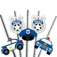 Big Dot of Happiness Calling All Units - Police - Paper Straw Decor ...