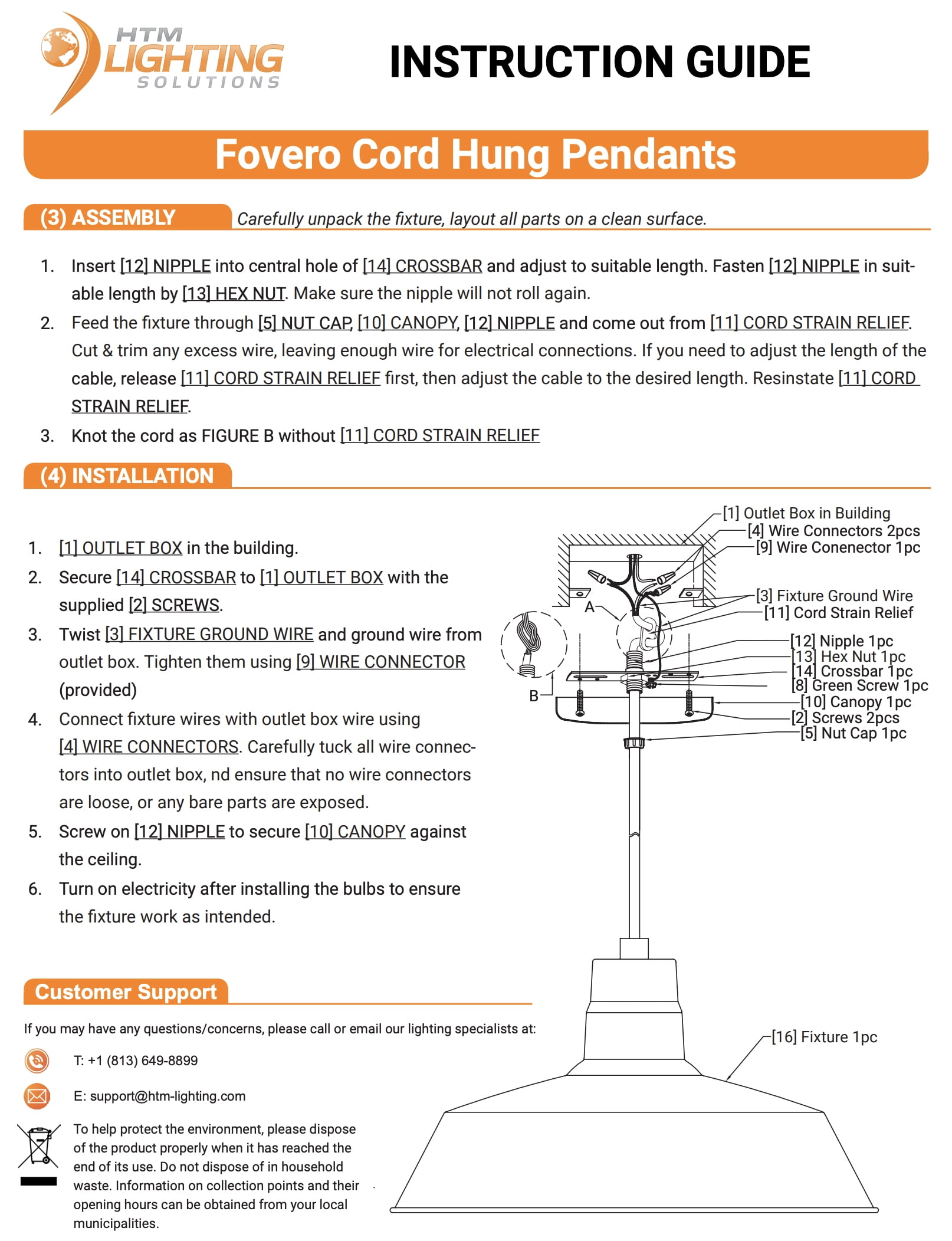 Ceiling Light Fixture Installation Instructions | Shelly Lighting