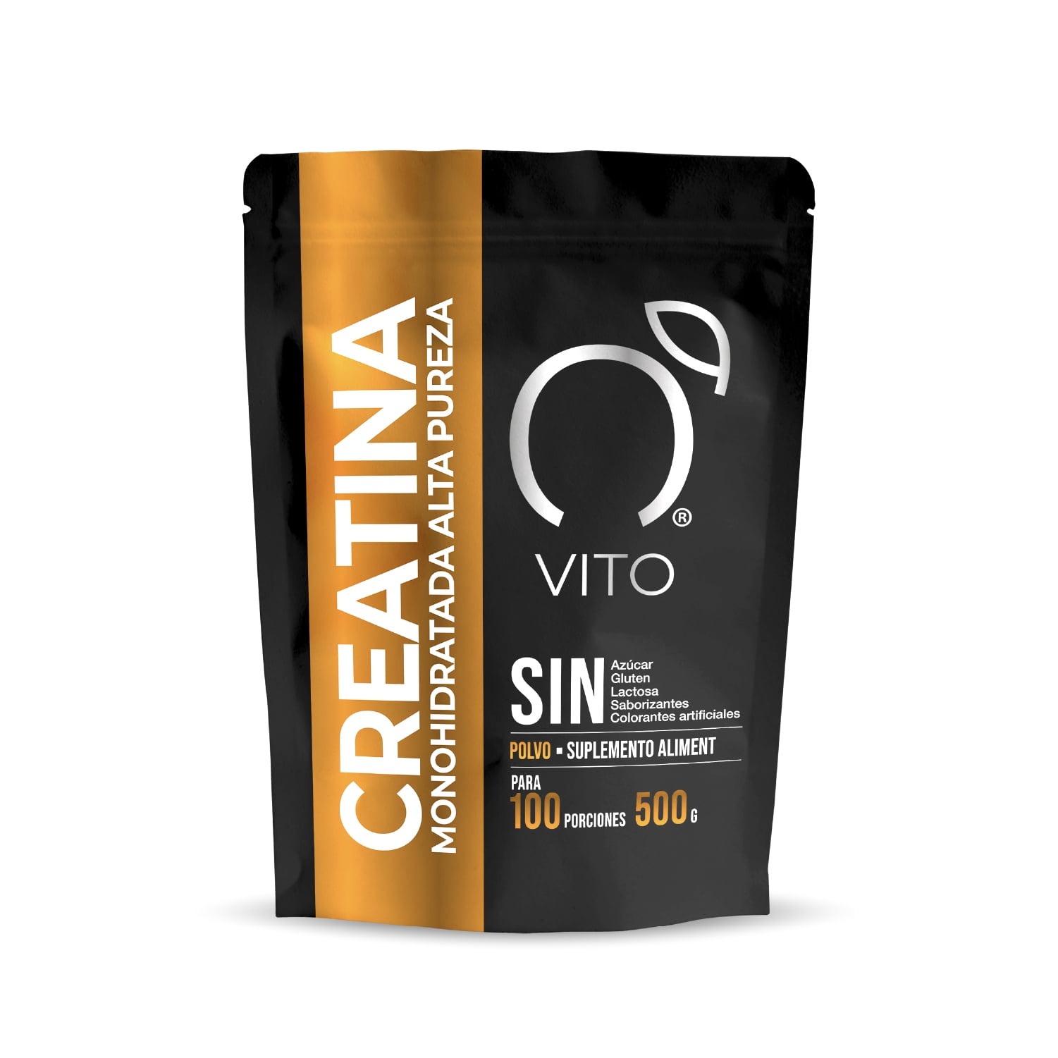 Creatina Monohidratada Alta Pureza | VITO | Bolsa Doypack con 500g de ...