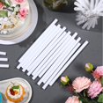 200 Pieces White Plastic Cake Dowel Rods Bulk for Tiered Cake ...