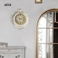 AELS 13x11 Vintage Wall Clock, European Style Retro Decorative Hanging ...