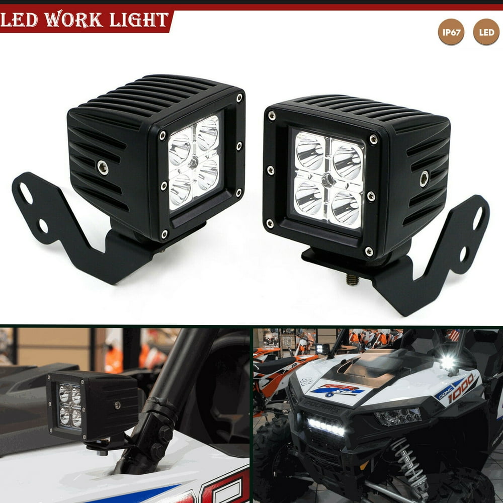 HTTMT- Black Compatible With POLARIS RANGER UTV RZR BACKUP REAR LED ... HTTMT- Black Compatible With POLARIS RANGER UTV RZR BACKUP REAR LED ...