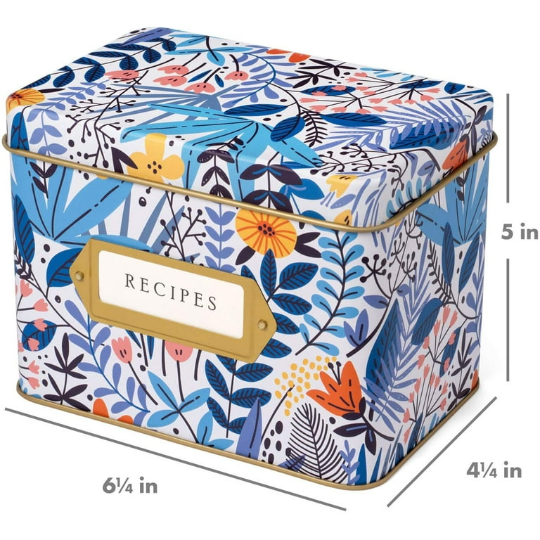 Recipe Tin Box