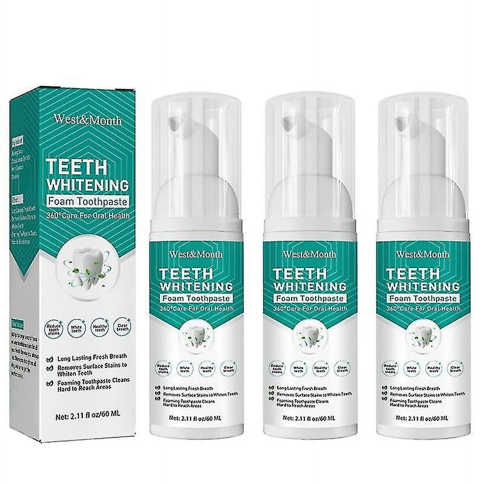 1-3pcs Fast-acting Foam Whitening Toothpaste, Protecting And Whitening ...