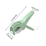 KQJQS2 Manual Stainless Steel Food Cutter – Kitchen Gadget for Slicing ...