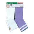 Wonder Nation, Girls Ankle Icon Socks, 10-Pack, Sizes S-L - Walmart.com