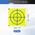 Uxcell Survey Reflector Target (40x40mm, Yellow Green)(50 Pcs) Self ...
